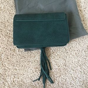 Francesca's Collections | Bags | Francesca Green Suede Purse | Poshmark